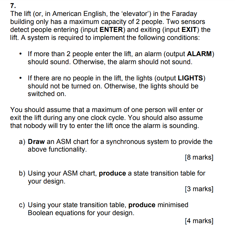 Solved The lift (or, ﻿in American English, the 'elevator') | Chegg.com