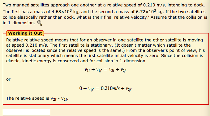 Solved Two manned satellites approach one another at a | Chegg.com