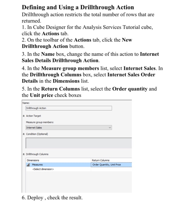 Solved 3 In Ssas What Is Calculated Member Based On 2498