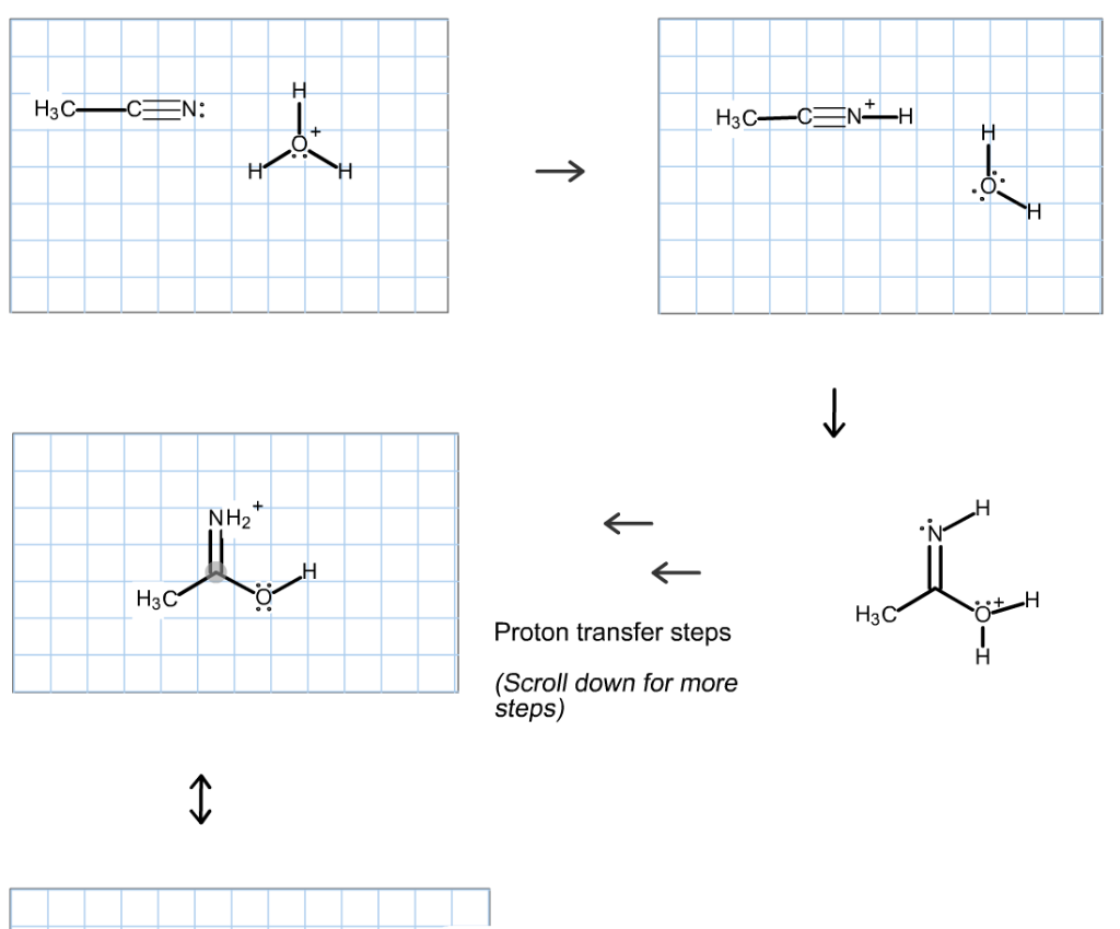 Solved Nitriles can be hydrolyzed to amides. Complete the | Chegg.com