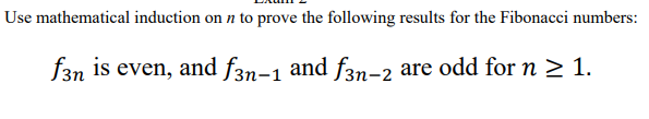 Solved Jse mathematical induction on n to prove the | Chegg.com