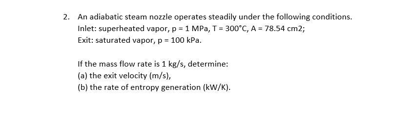 Solved 1. Water flows steadily down an insulated vertical | Chegg.com