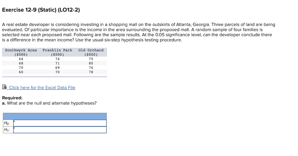 Solved A real estate developer is considering investing in a | Chegg.com