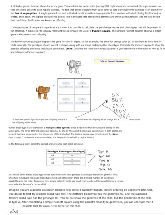 Solved A diploid organism has two alleles for every gene. | Chegg.com Solved A diploid organism has two alleles for every gene. | Chegg.com