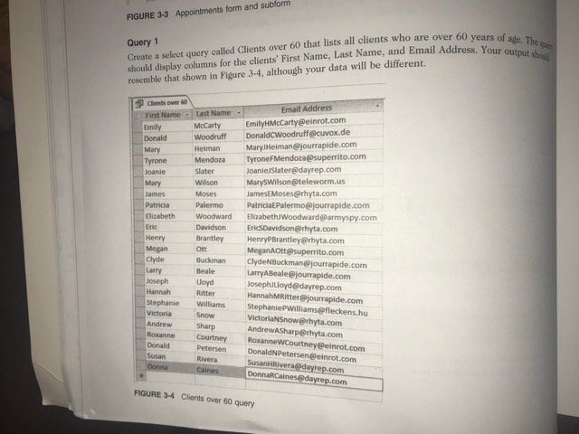 .3 CASE THE PERSONAL TRAINER DATABASE Designing a | Chegg.com