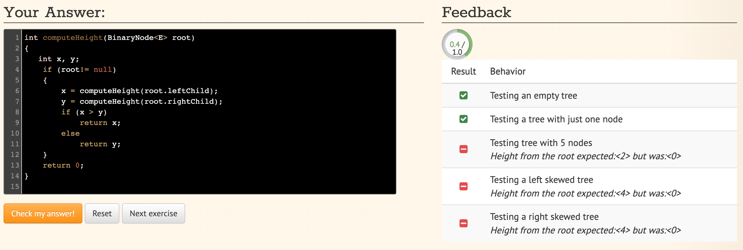 Solved X1225: Complete add() for Binary Search Tree The add | Chegg.com