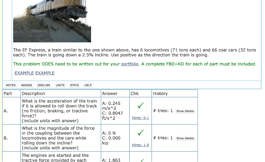 Solved The EF Express, a train similar to the one shown | Chegg.com