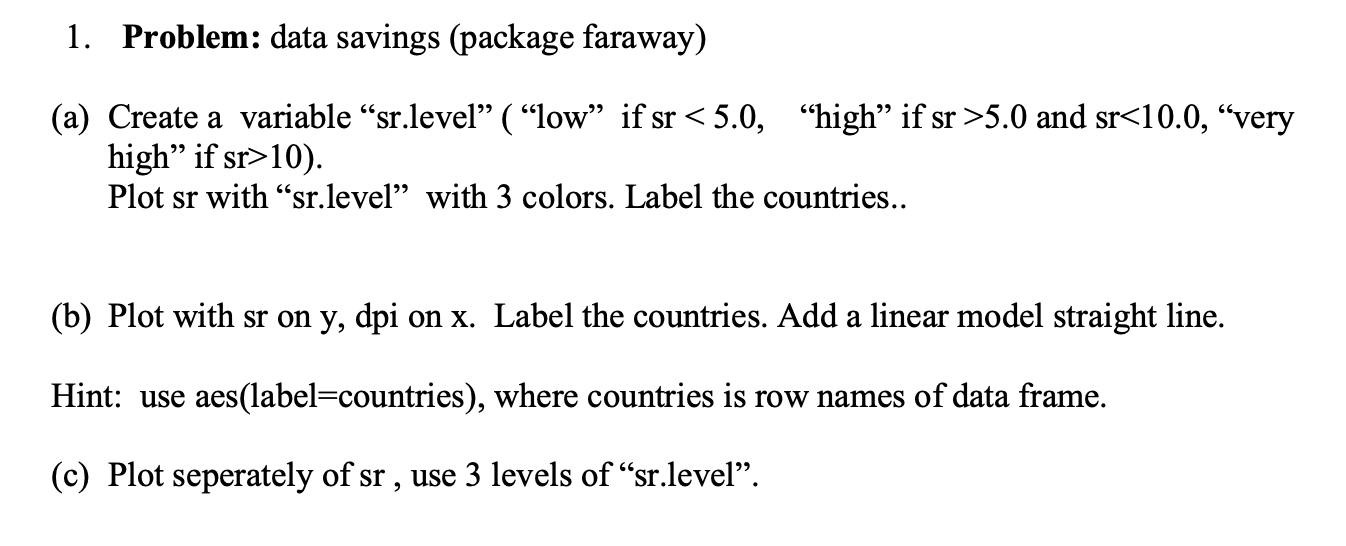 Solved Please use RStudio to help me answer this question. | Chegg.com