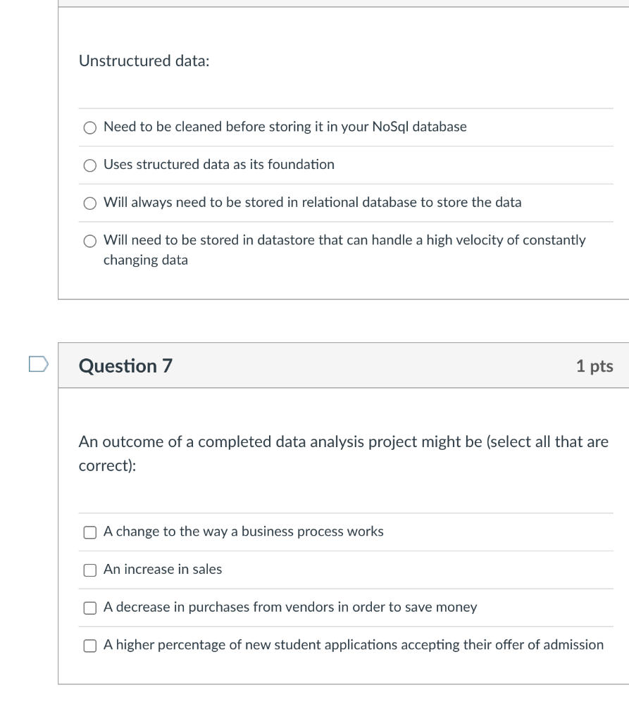 Solved Unstructured data: Need to be cleaned before storing | Chegg.com