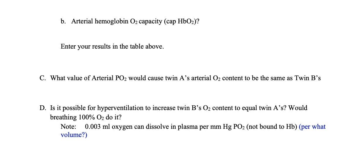 Solved 5. Anemia, an insufficient oxygen-carrying capacity | Chegg.com