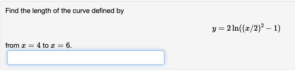 Solved Find the length of the curve defined by | Chegg.com