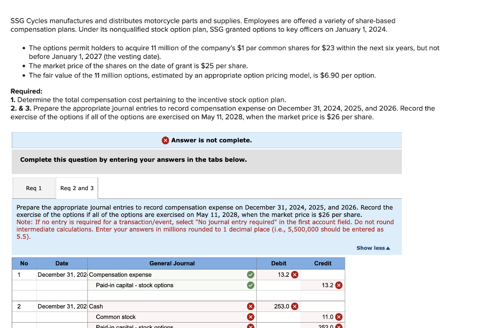 Solved SSG Cycles manufactures and distributes motorcycle | Chegg.com