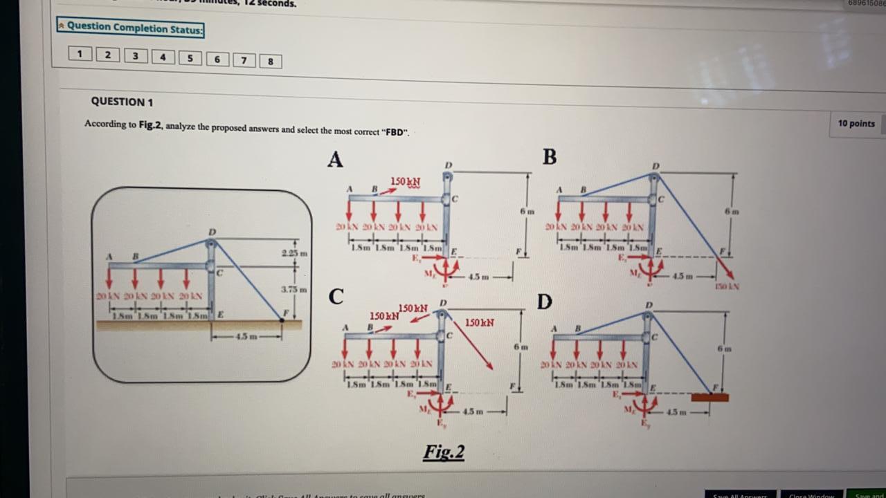 Solved seconds. 689615084 Question Completion Status: 1 2 3 | Chegg.com