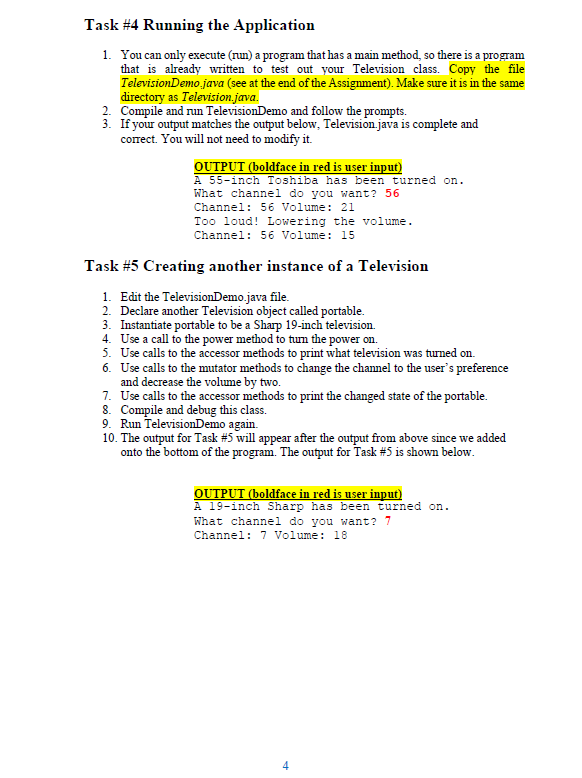 Solved Assignment #4 - Television Control Everyone is | Chegg.com