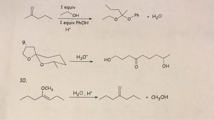 Solved Mechanisms, mechanisms, mechanisms H2O H20 3. OCHs | Chegg.com