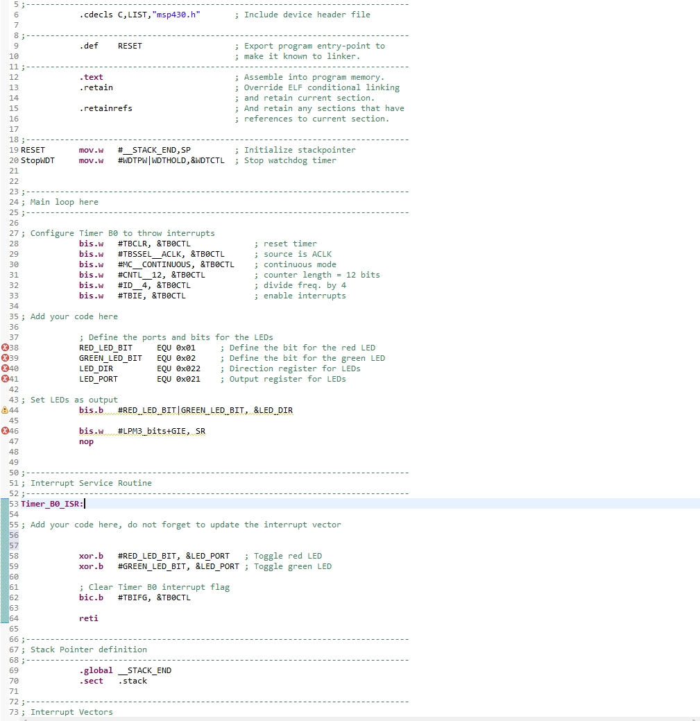 Solved 2 Holiday Lights Blinky Simpler Coding Task For 
