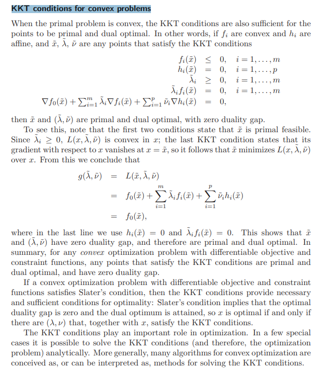 CONVEX OPTIMIZATION | KKT conditions for convex | Chegg.com