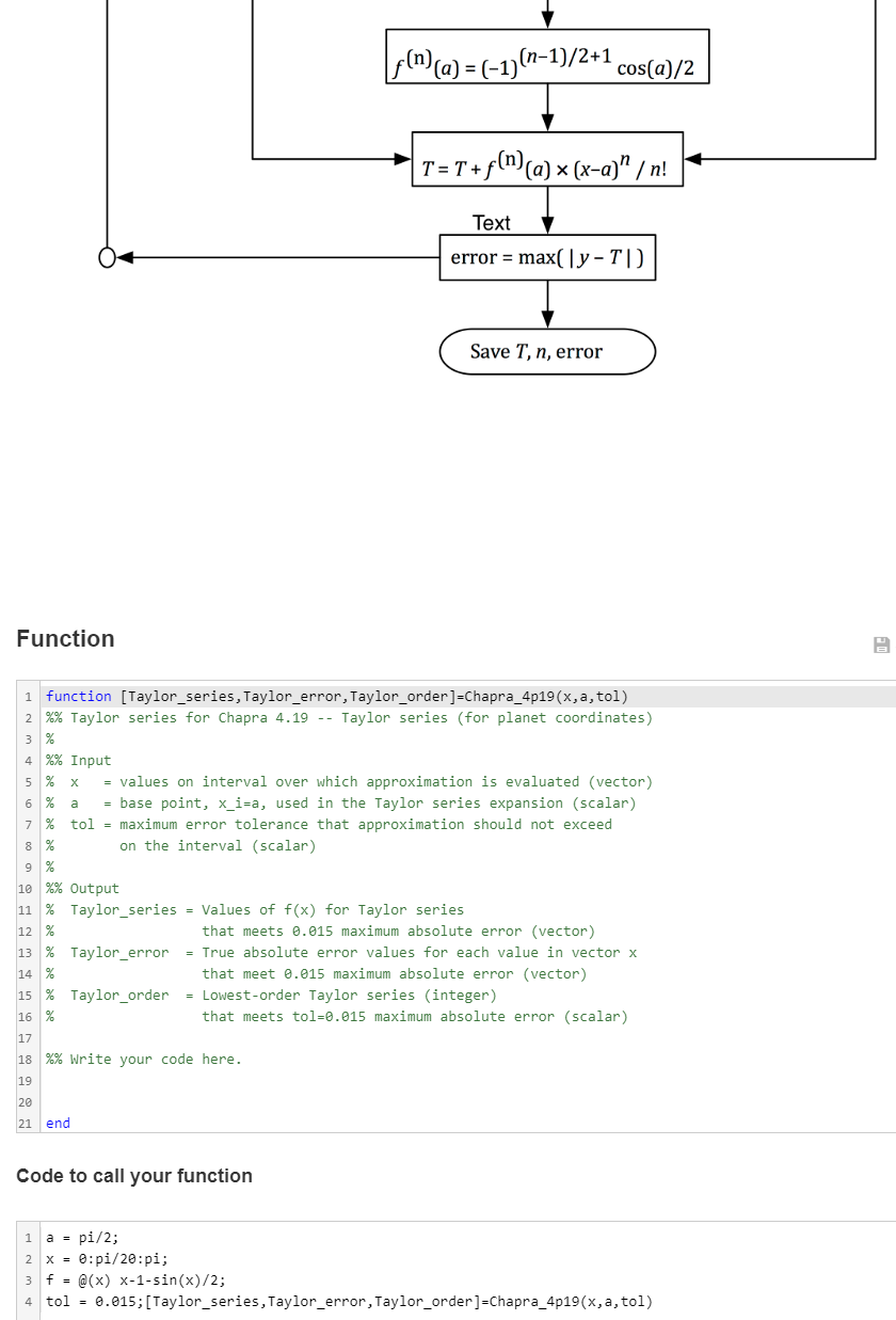 MATLAB - Add comments when possible so that I | Chegg.com