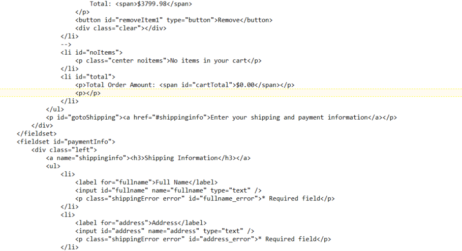 Project 3 Form Validation ePortfolio Candidate | Chegg.com