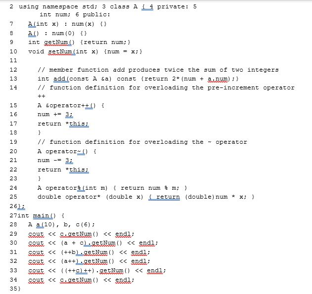 Solved 3. (2 points each) Consider the following program | Chegg.com