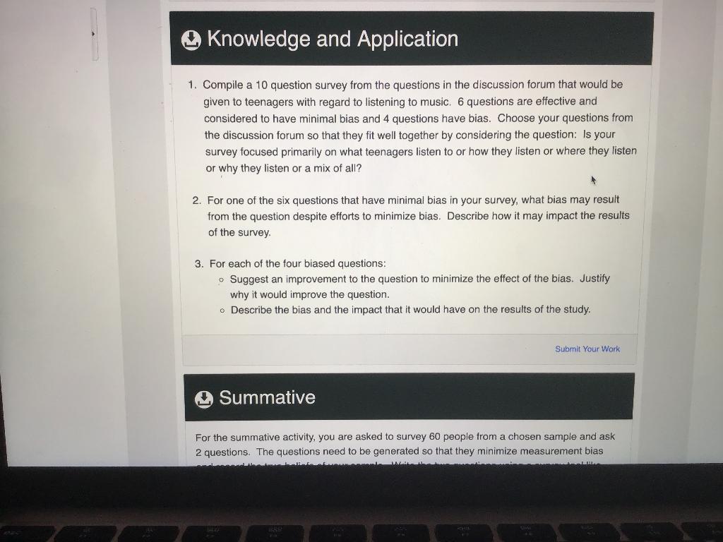 Solved ( + Knowledge and Application 1. Compile a 10 | Chegg.com