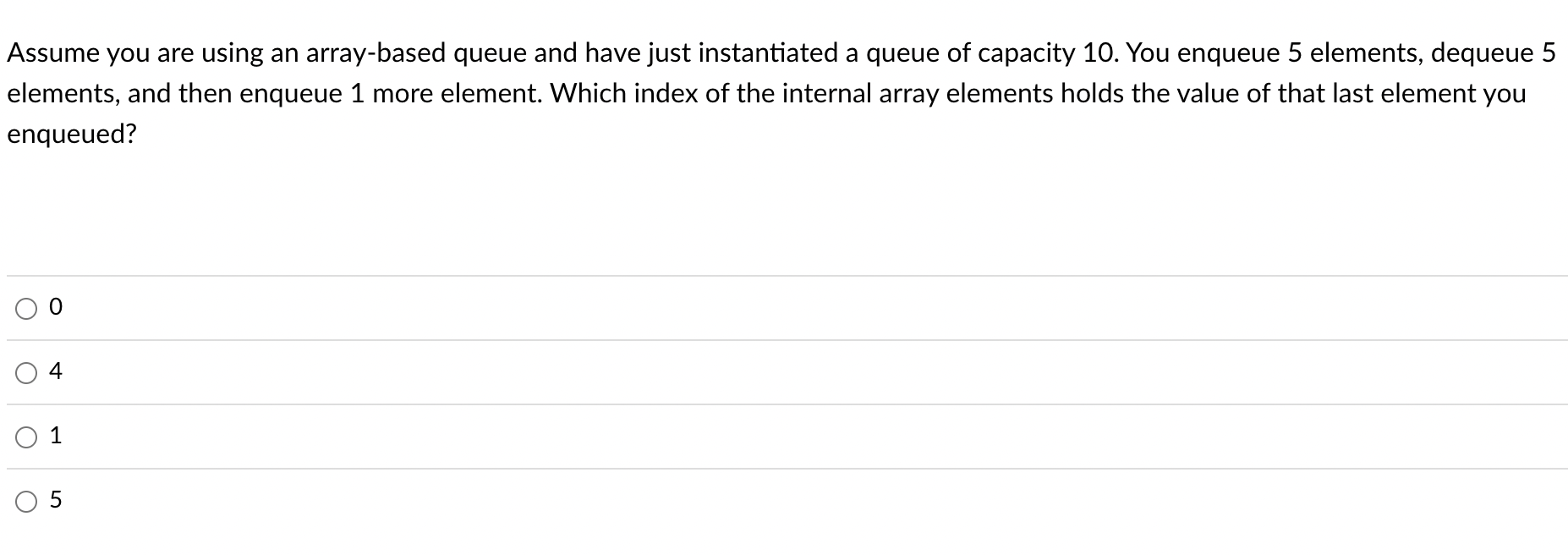 Solved Assume You Are Using An Array Based Queue And Have 9104