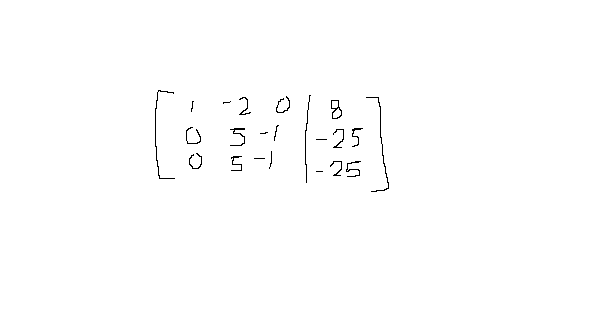 Solved Finish simplifying the augmented matrix down to | Chegg.com