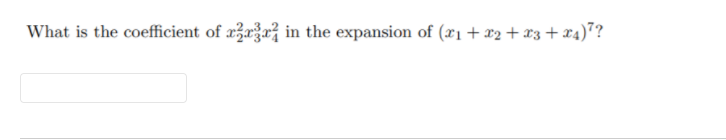 Solved What is the coefficient of xzzzzz in the expansion of | Chegg.com
