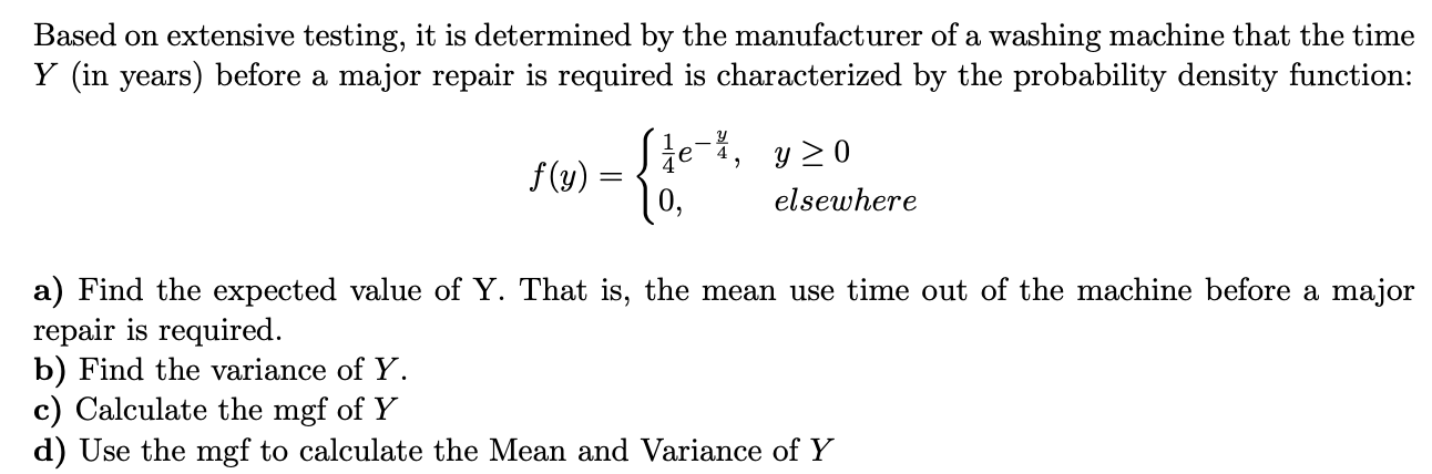 Solved Based on extensive testing, it is determined by the | Chegg.com