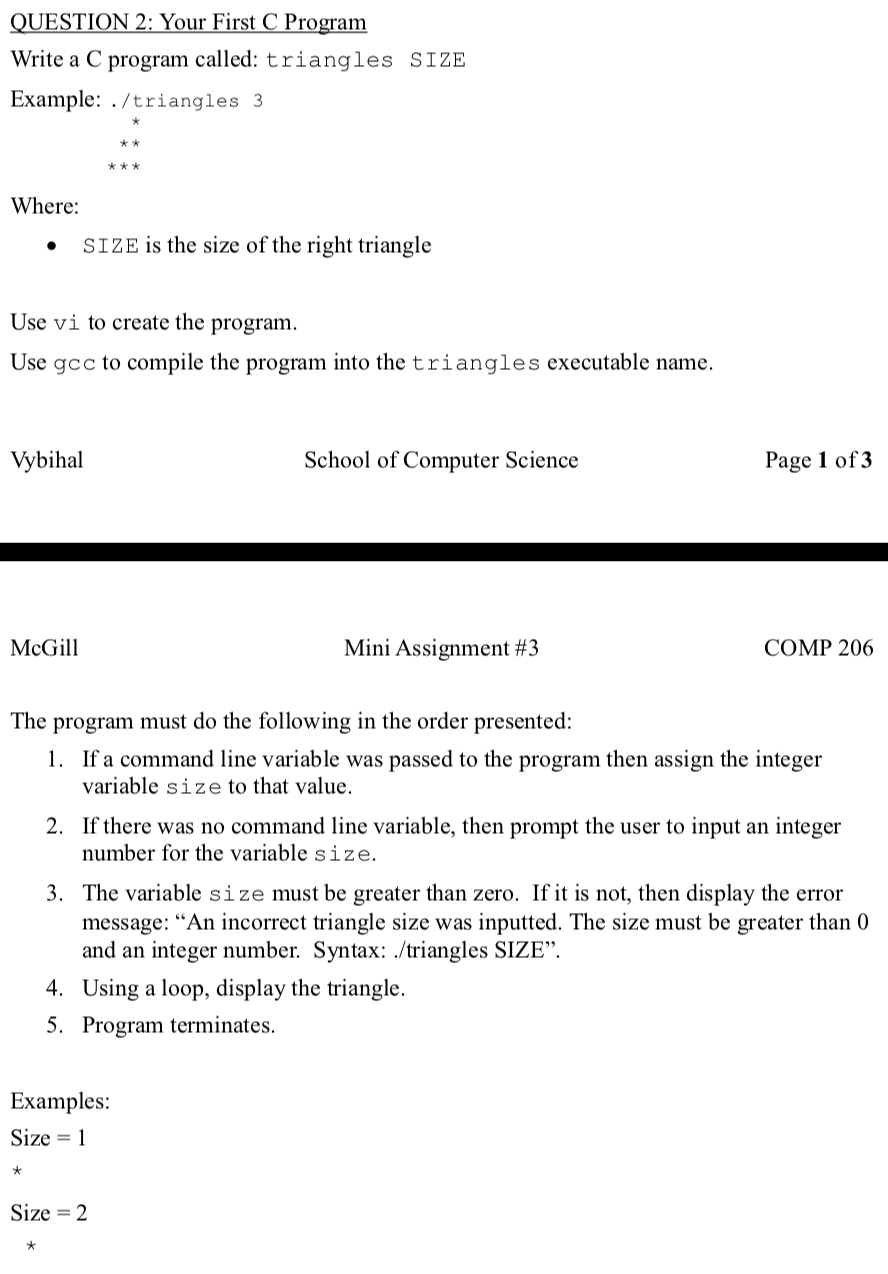 Solved QUESTION 2: Your First C Program Write a C program | Chegg.com
