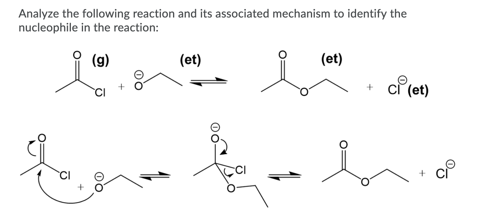 Solved Analyze the following reaction and its associated | Chegg.com
