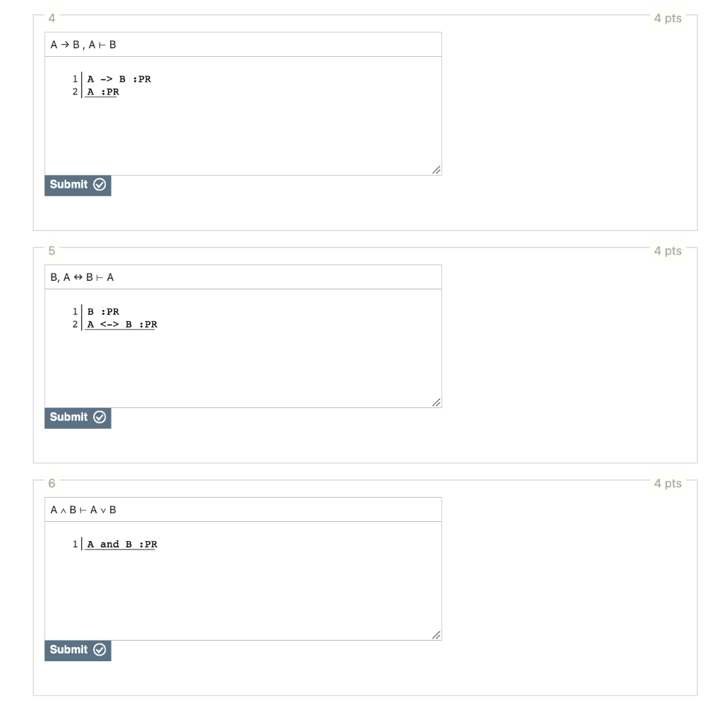 I need to build the fitch proof for these on carnap. | Chegg.com