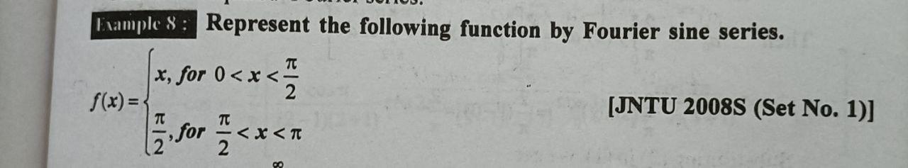 Solved TC Example 8 : Represent the following function by | Chegg.com