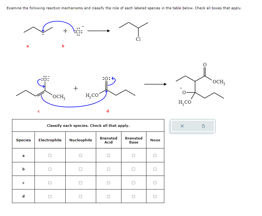 Solved Examine the following reaction mechanisms and | Chegg.com Solved Examine the following reaction mechanisms and | Chegg.com