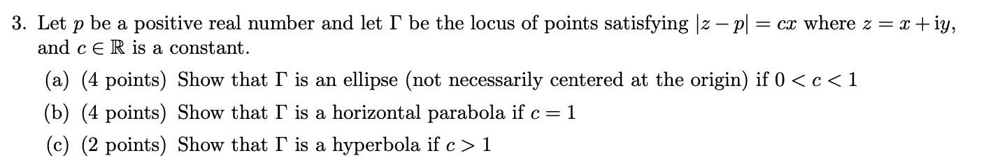 Solved 3. Let p be a positive real number and let Γ be the | Chegg.com
