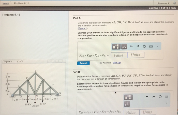 Solved Hwk 8 Problem 6.11 Problem 6.11 Figure 1 of 1 2 m 10 | Chegg.com Solved Hwk 8 Problem 6.11 Problem 6.11 Figure 1 of 1 2 m 10 | Chegg.com