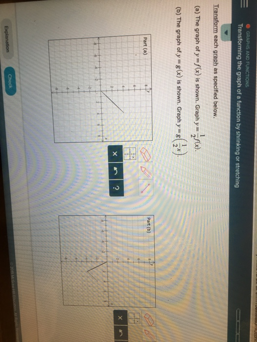 Solved AND F Transforming the graph of a function by | Chegg.com