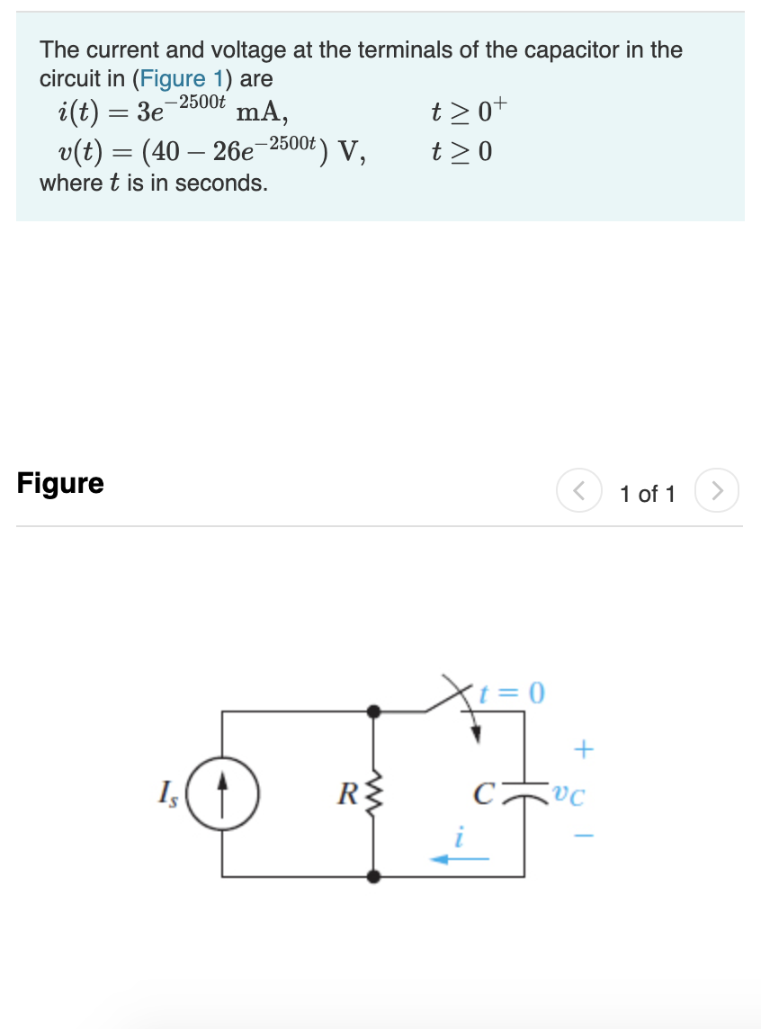Solved Part A Specify the numerical value of Ig. Express | Chegg.com