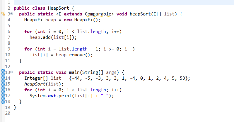 Solved Modify the class Heap by adding a method printHeap() | Chegg.com