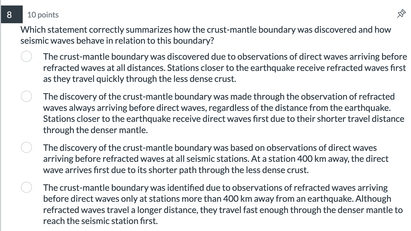 Solved Which statement correctly summarizes how the | Chegg.com