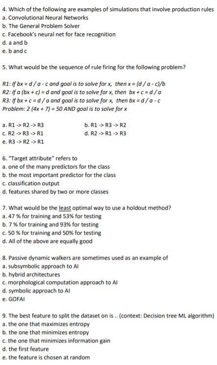 Solved 1. Information gain in a decision tree ML algorithm | Chegg.com