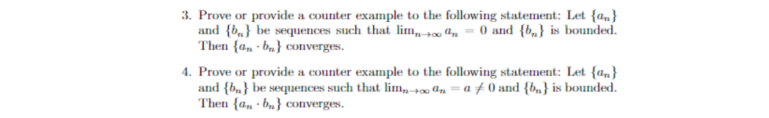 Solved 3. Prove or provide a counter example to the | Chegg.com