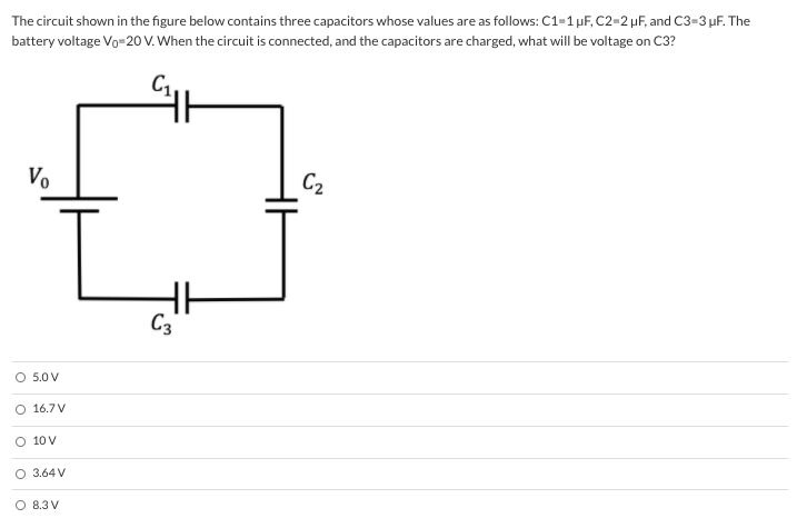 Solved The circuit shown in the figure below contains three | Chegg.com
