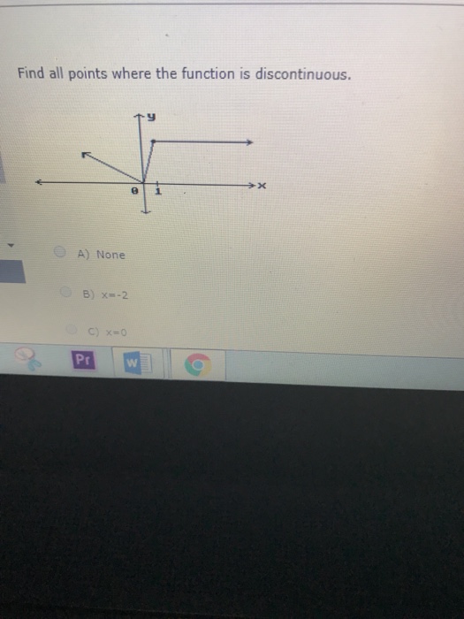Solved Find all points where the function is discontinuous. | Chegg.com