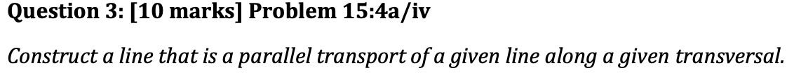 Solved Question 3: [10 marks] Problem 15:4a/iv Construct a | Chegg.com
