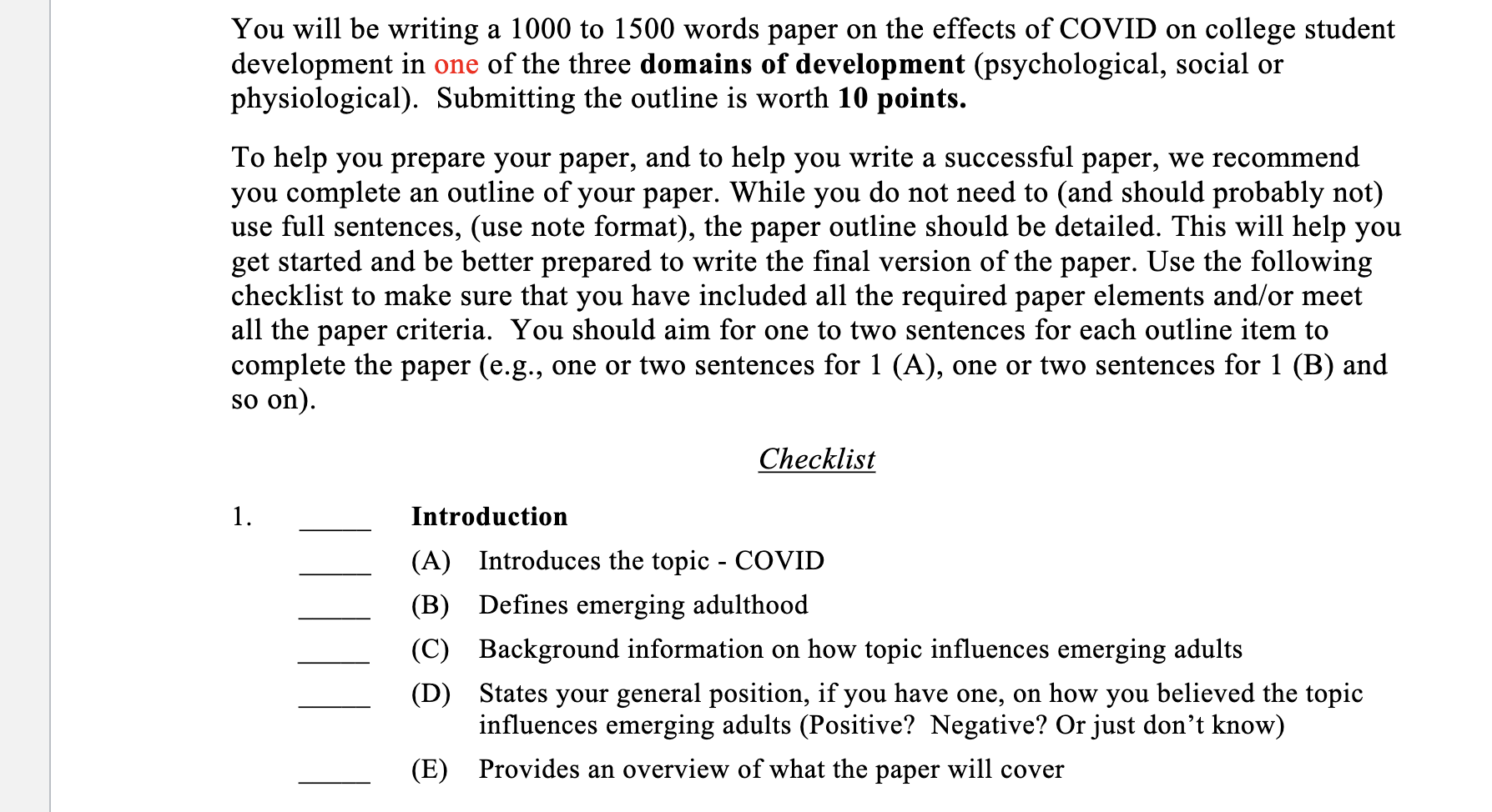 You will be writing a 1000 to 1500 words paper on the | Chegg.com