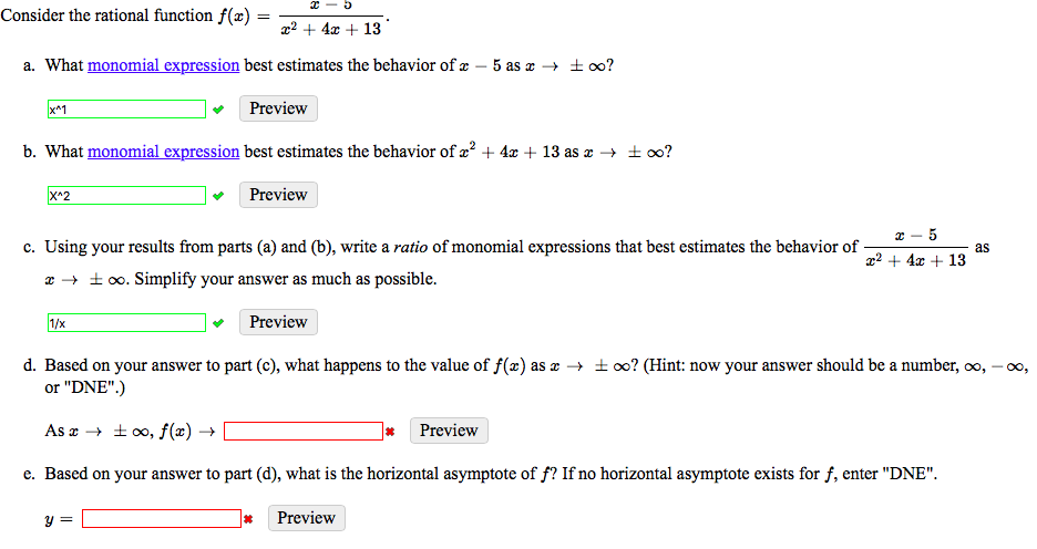Solved Consider the rational function f(x) = z2 413 a. What | Chegg.com