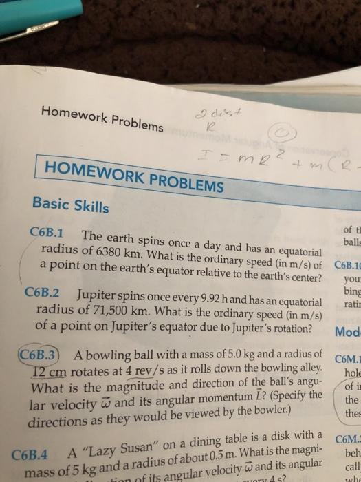 Solved Homework Problems HOMEWORK PROBLEMS Basic Skills | Chegg.com