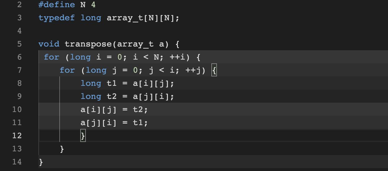 Solved - Can you optimize this code so that the inner loop | Chegg.com