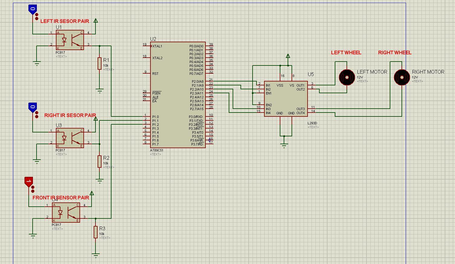 Solved \\\\\This is my Obstacle Avoiding Robot circuit in | Chegg.com